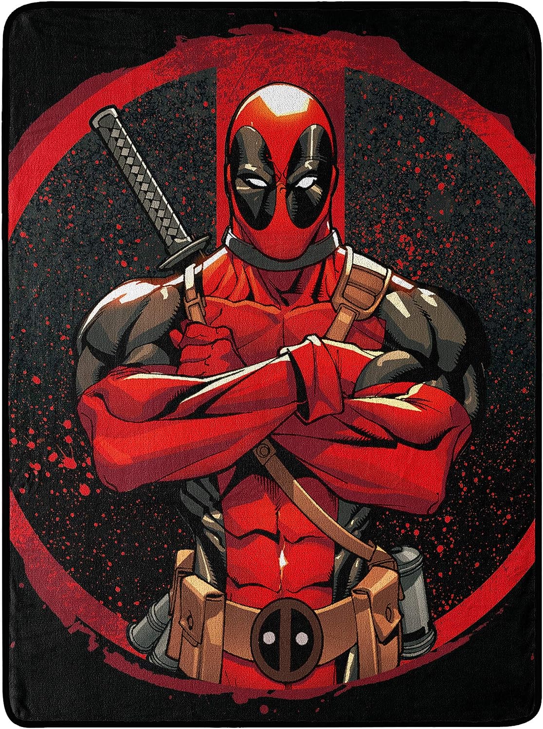 Cobija Manta Marvel Deadpool "Tough Guy" Micro Raschel cómpralo por ...